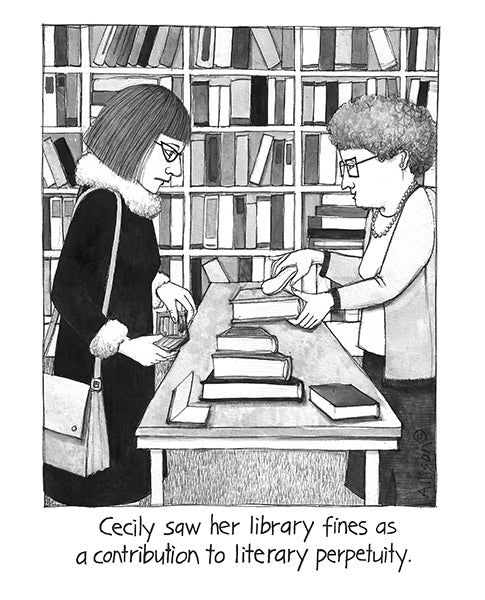 Library Fines Cecily Card
